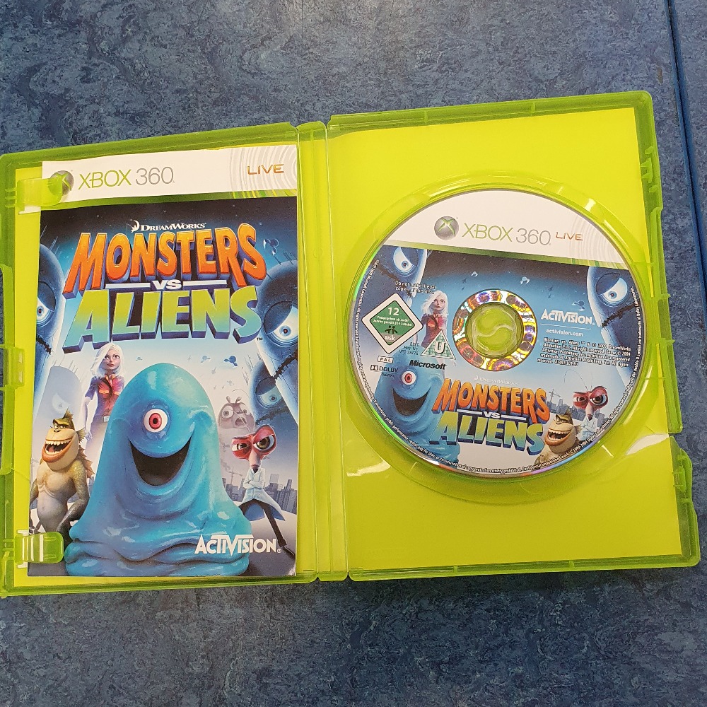 Pre-owned Microsoft Xbox 360 Xbox 360 Game Monsters VS Alien - Own4Less